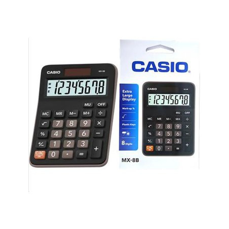 CALCULADORA MX-8B CASIO (8 DIGITOS)